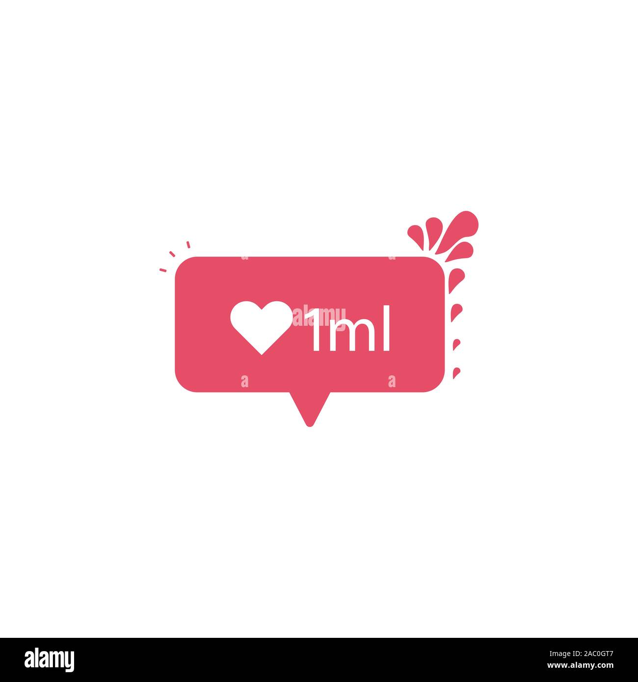 Million likes social media in abstract style. Vector modern creative ...