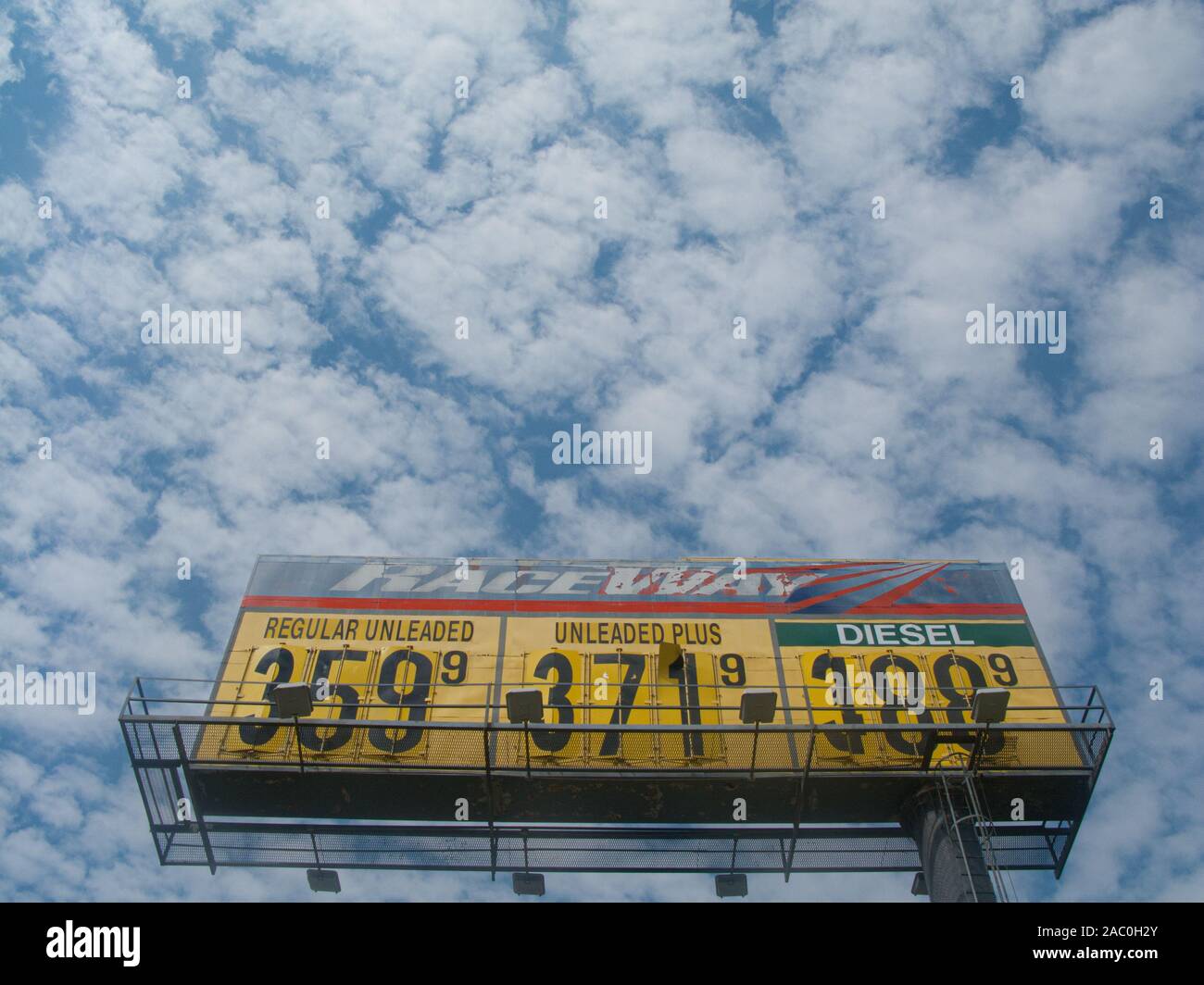 Gas station billboard hi-res stock photography and images - Alamy