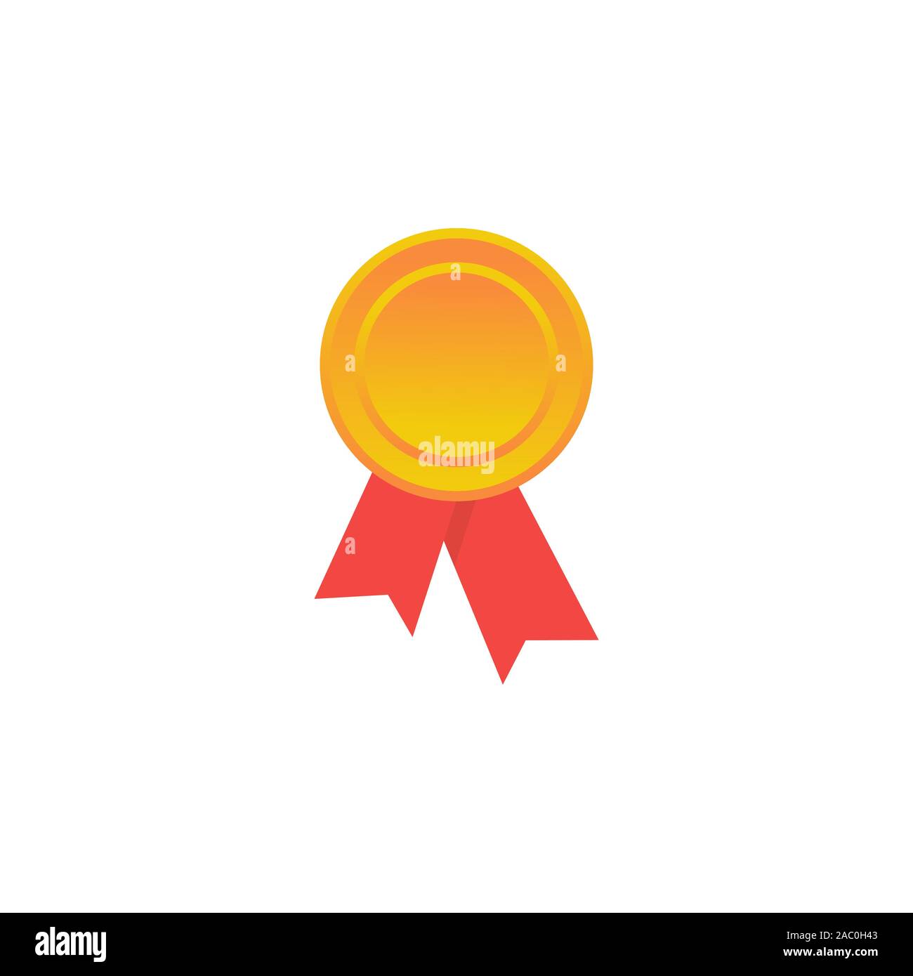 Best challenge award. Isolated object. Ribbon on gold background Stock ...