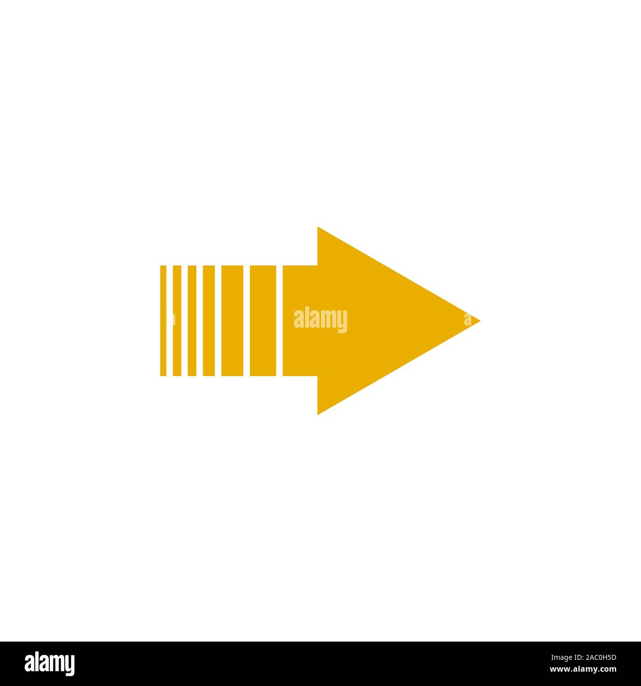 Modern flat colored arrow, great design for any purposes. Art vector ...