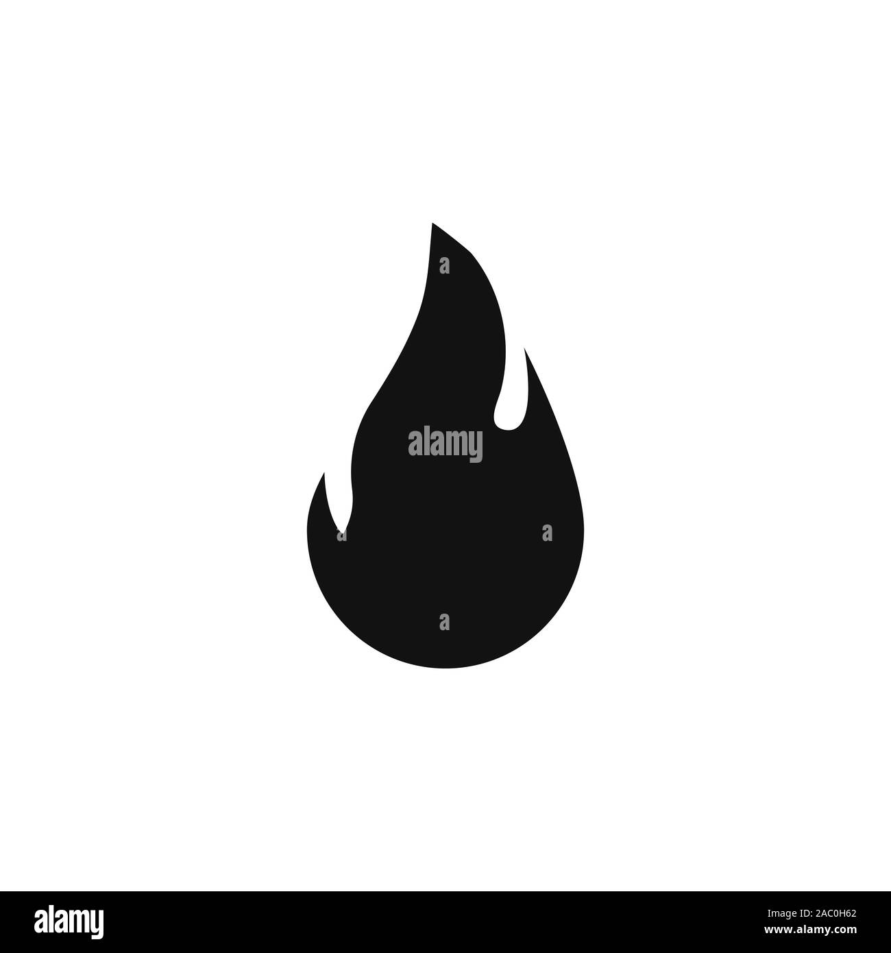 Burning wildfire night fire Black and White Stock Photos & Images - Alamy