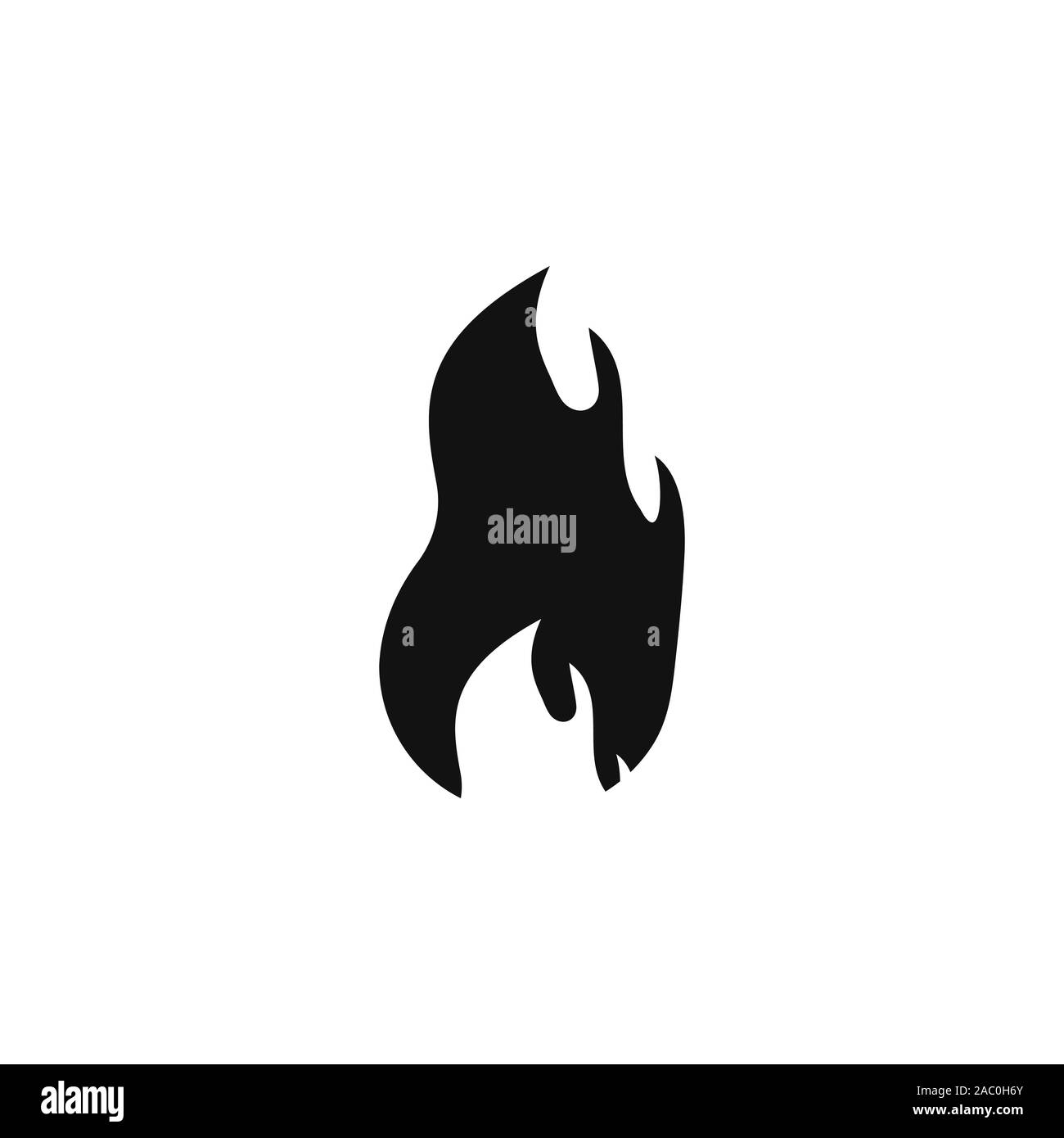 Burning wood bonfire icon Cut Out Stock Images & Pictures - Alamy