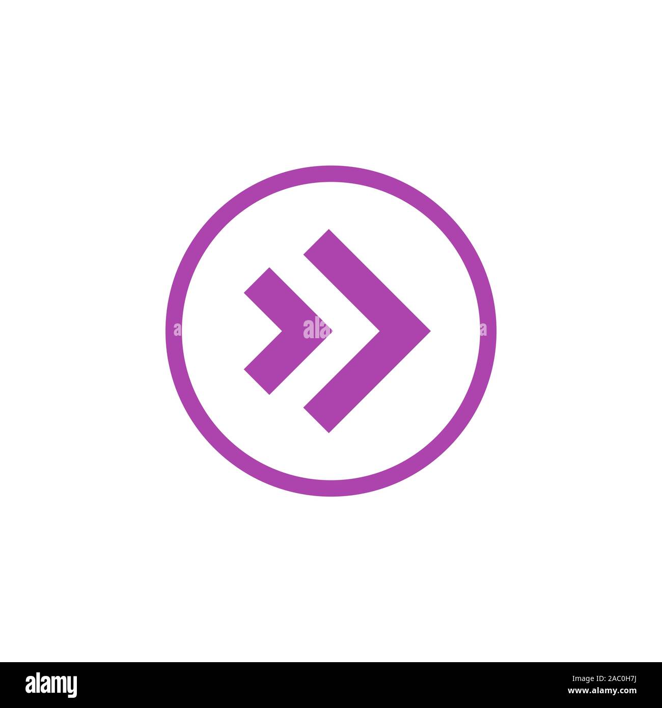 Modern arrow great design purposes hi-res stock photography and images ...