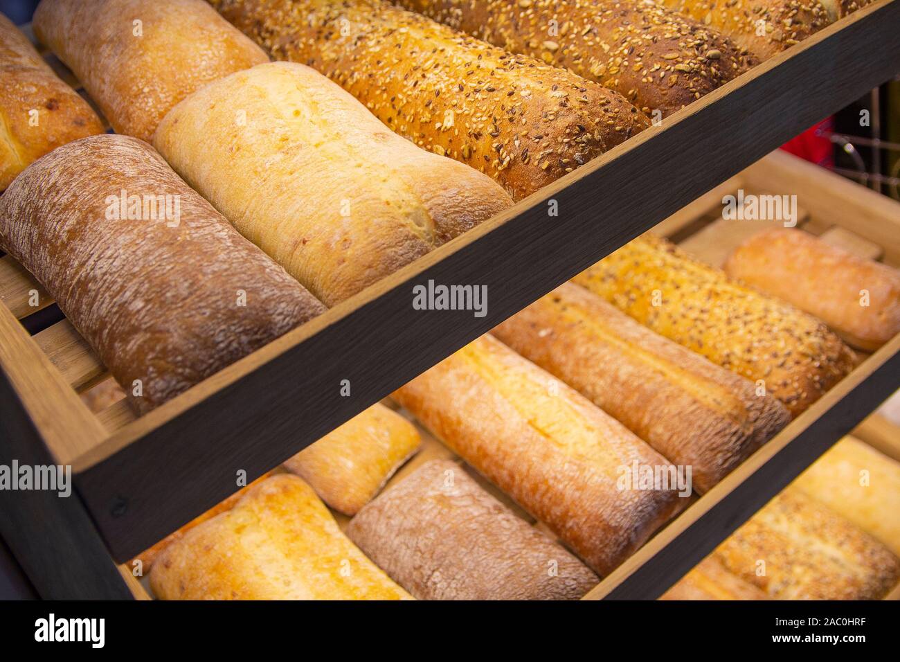 Supermarket bakery close up hi-res stock photography and images - Alamy