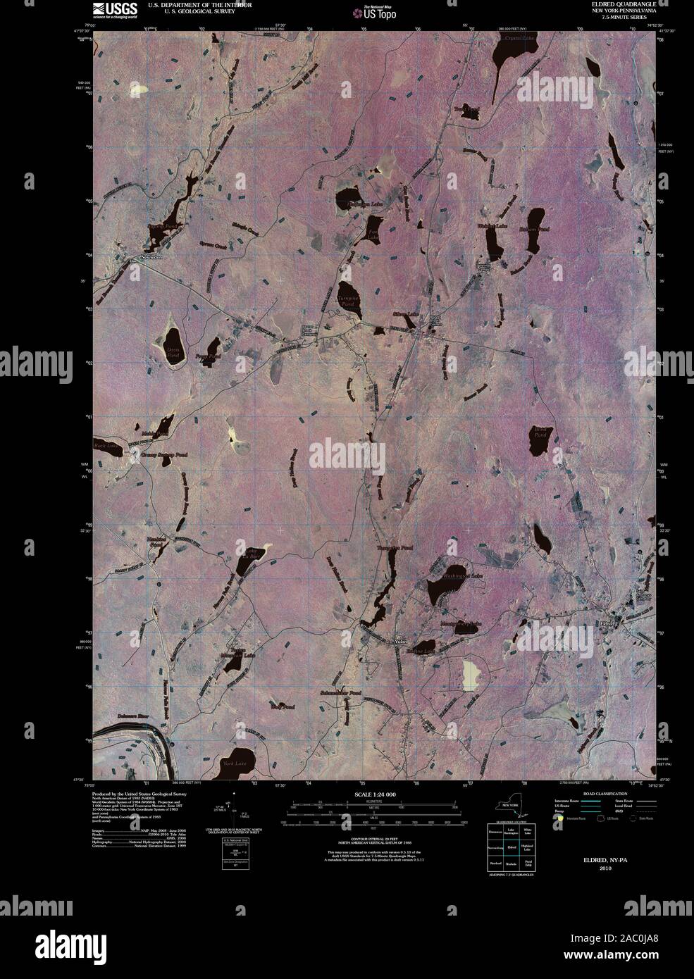 Eldred map hi-res stock photography and images - Alamy