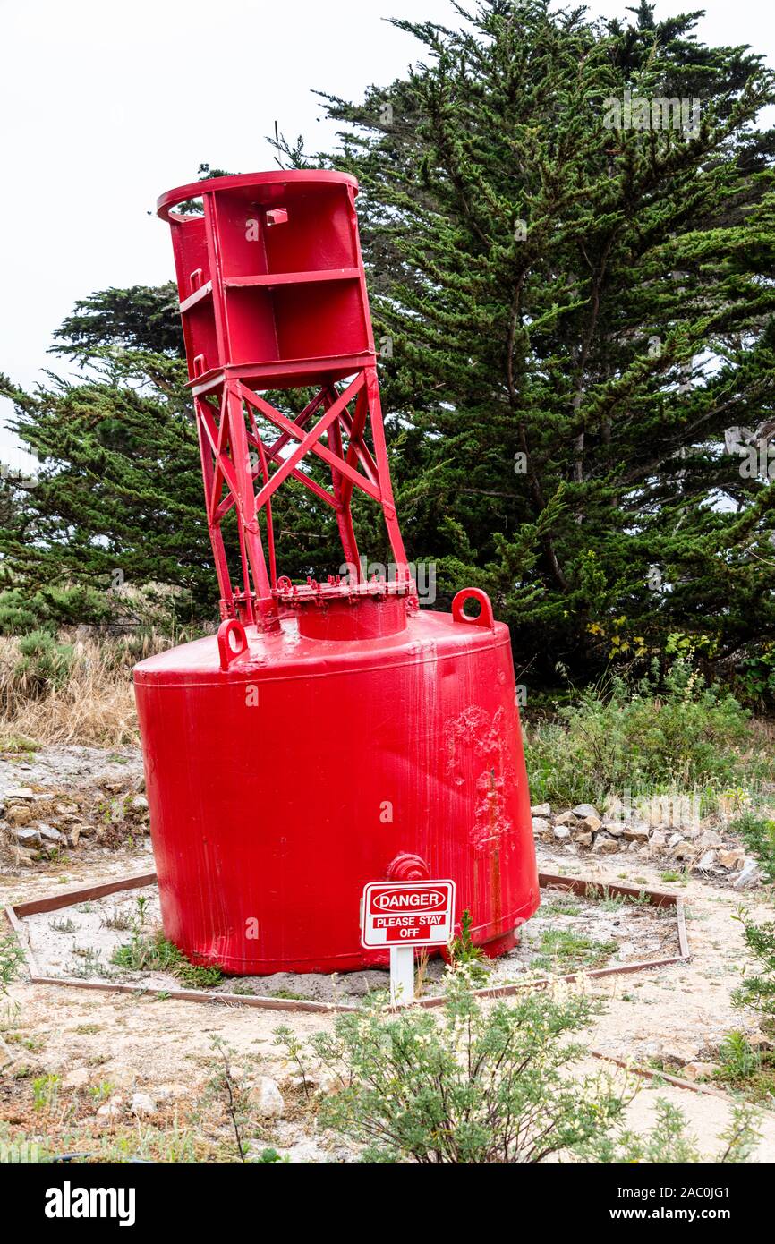 Pacific Grove, Point Pinos Lighthouse, Buoy Stock Photo - Alamy