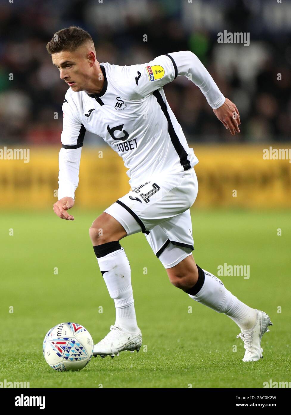 Swansea citys kristoffer peterson hi-res stock photography and images ...