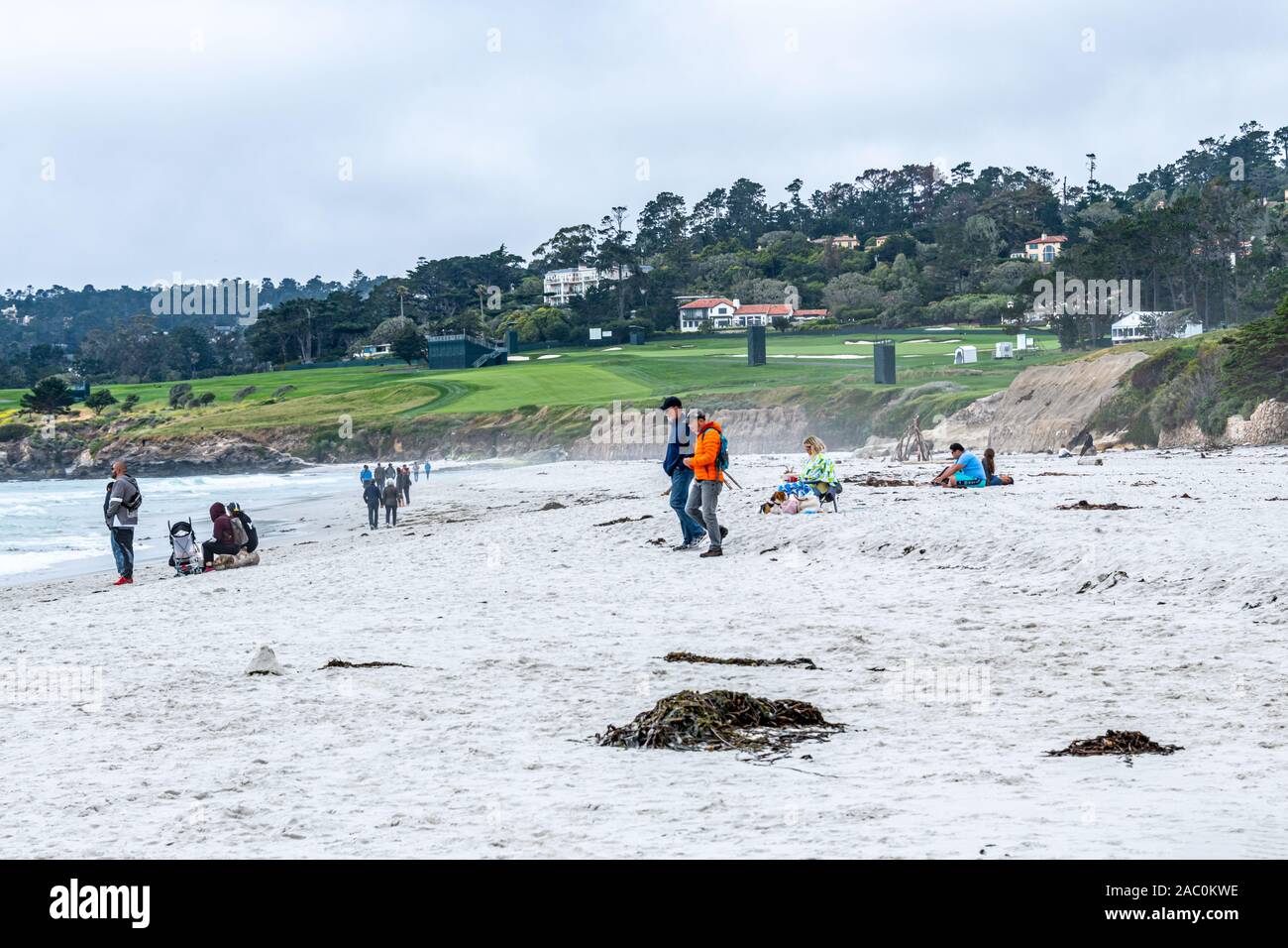 Carmel-By-The-Sea, Carmel Beach Stock Photo - Alamy