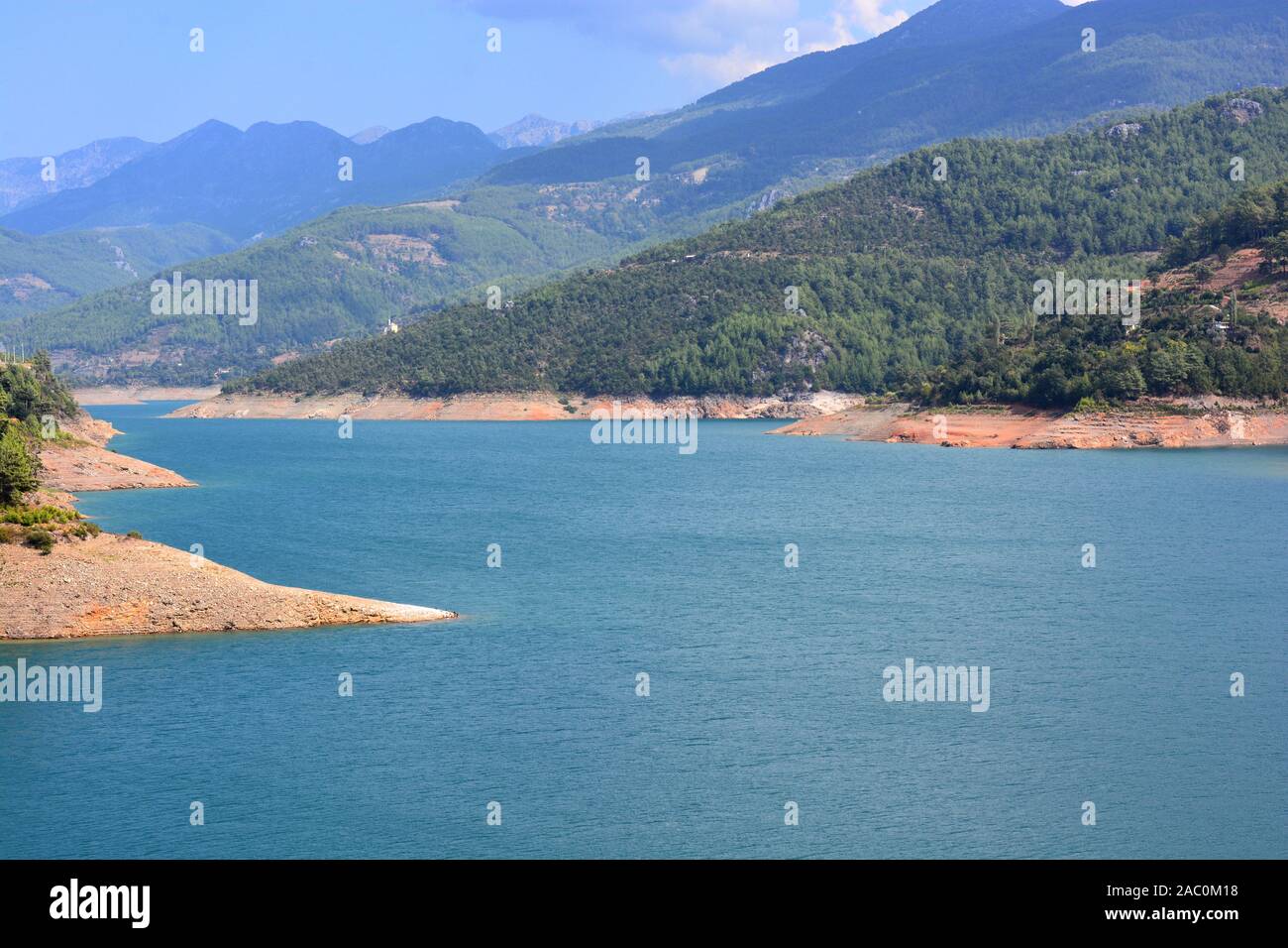 DIM CAY DAM, the large dam above the floating restaurants of DIM CAY ...