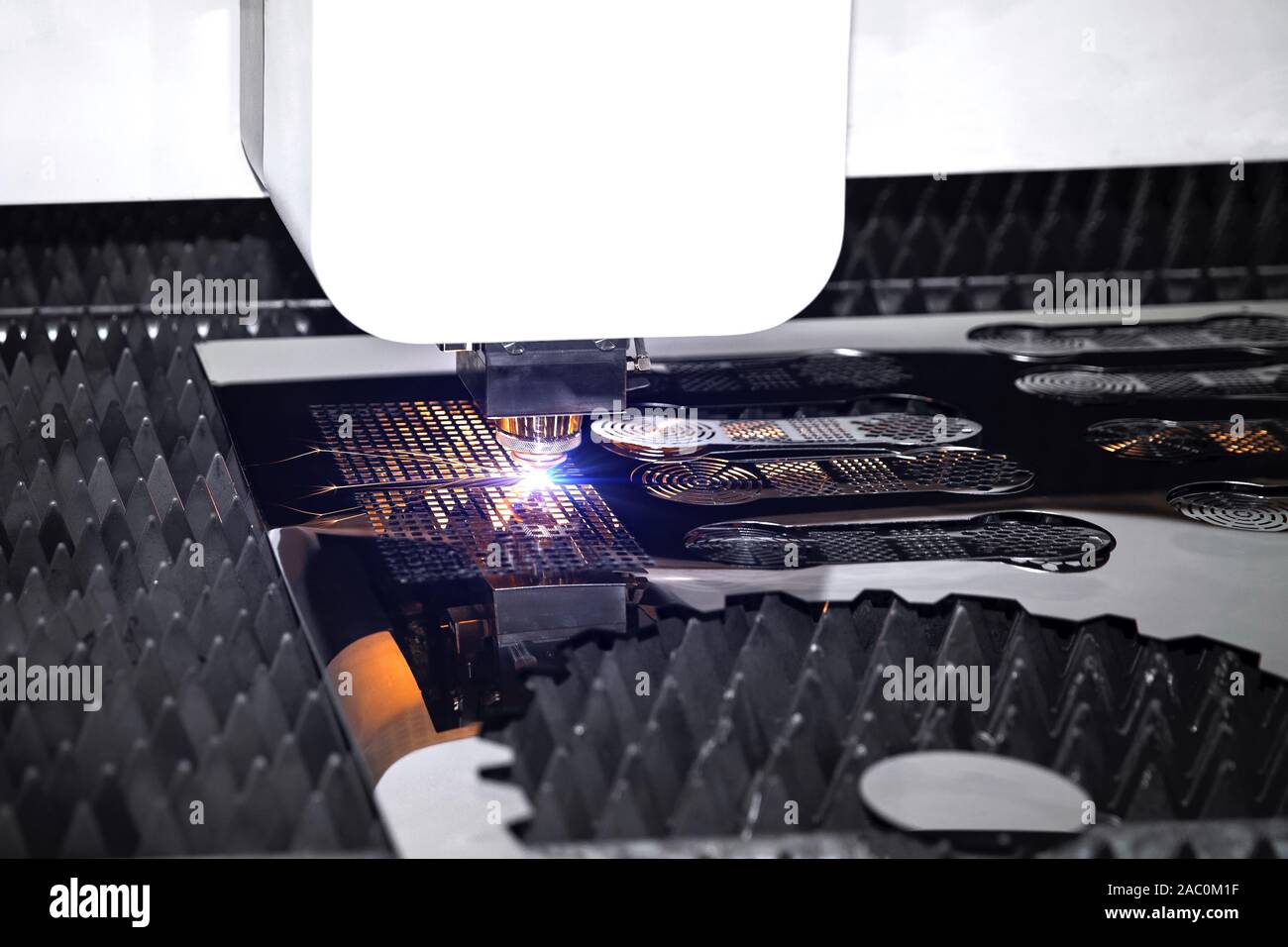 Machining CNC laser cutting metal sheet,High precision technology Stock ...