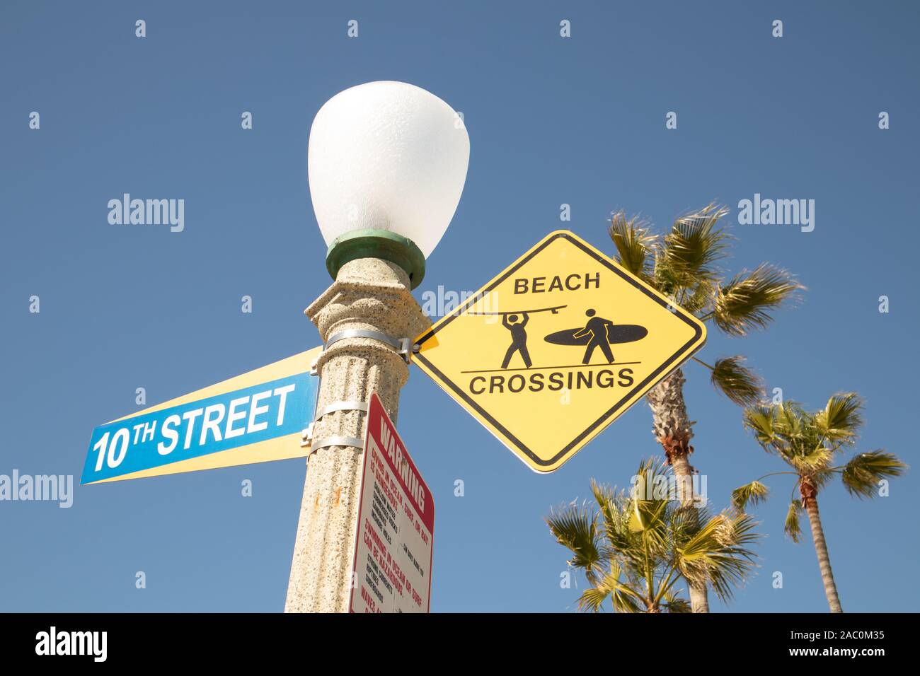 Safety sign beach hi-res stock photography and images - Alamy