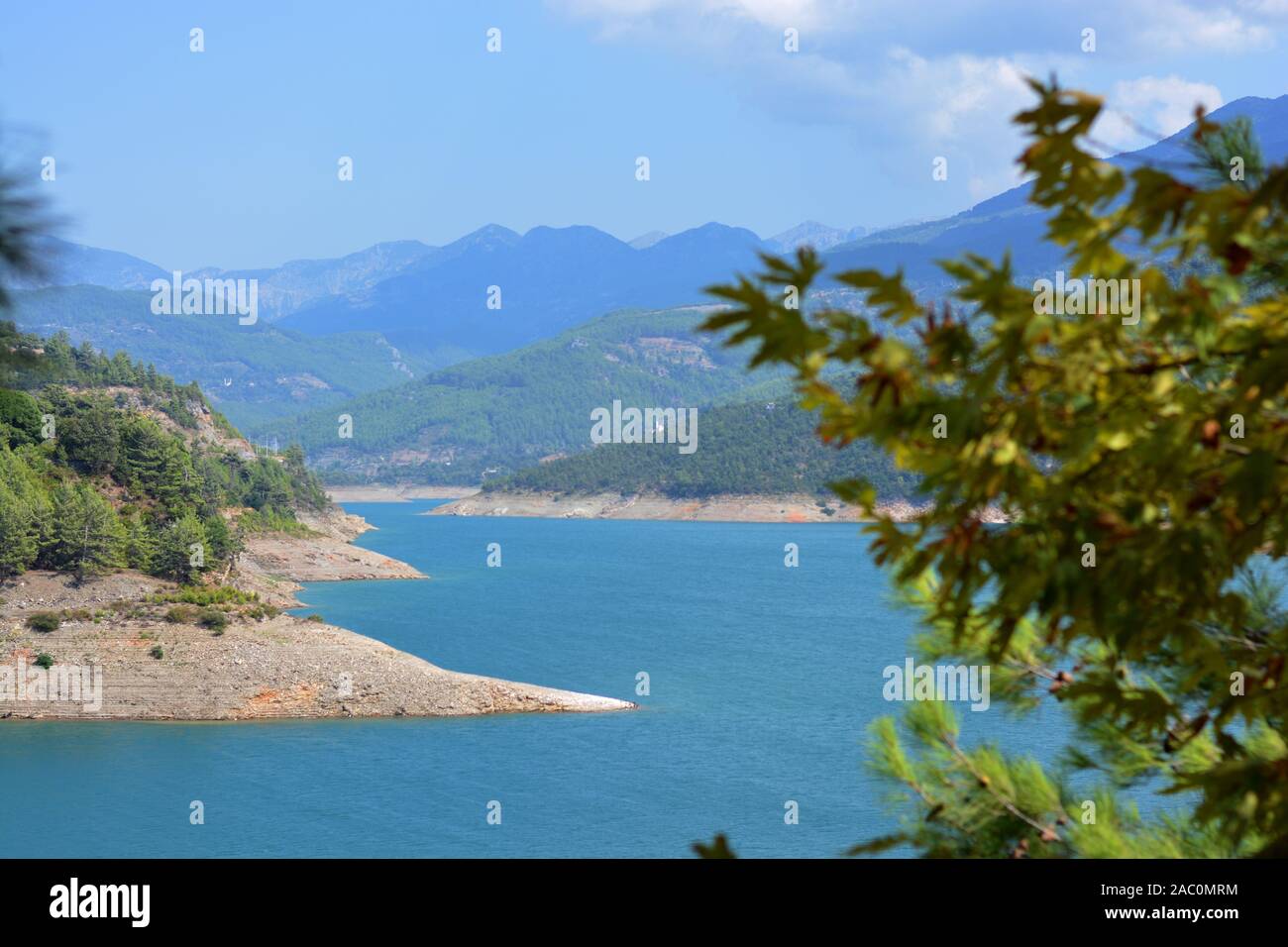 DIM CAY DAM, the large dam above the floating restaurants of DIM CAY ...