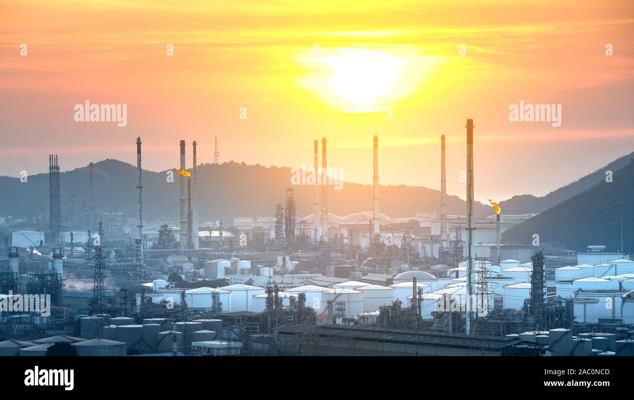 Industrial oil and gas refinery plant zone. -image Stock Photo - Alamy