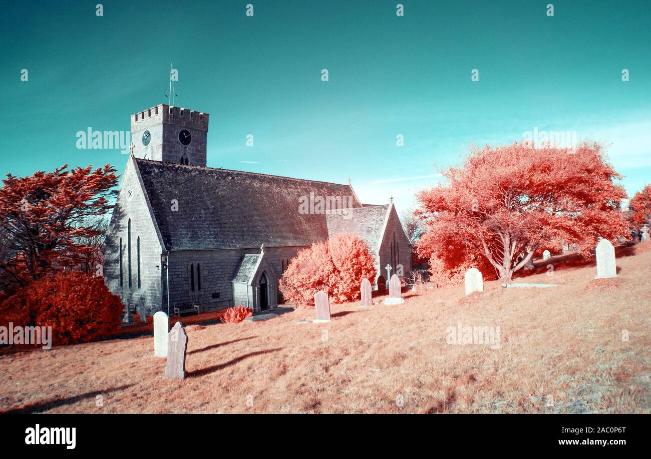 Pendeen Church, West Cornwall UK Stock Photo - Alamy