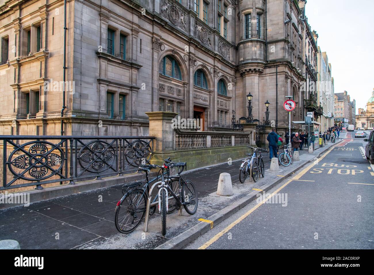 Central Library, George IV bridge, Edinburgh, GV Stock Photo - Alamy