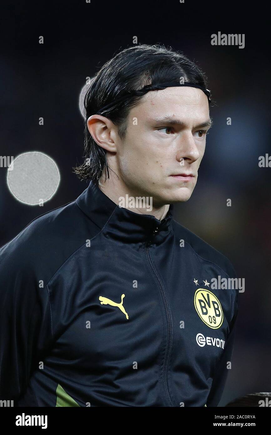 Barcelona, Spain. 27th Nov, 2019. Nico Schulz (Dortmund) Football ...