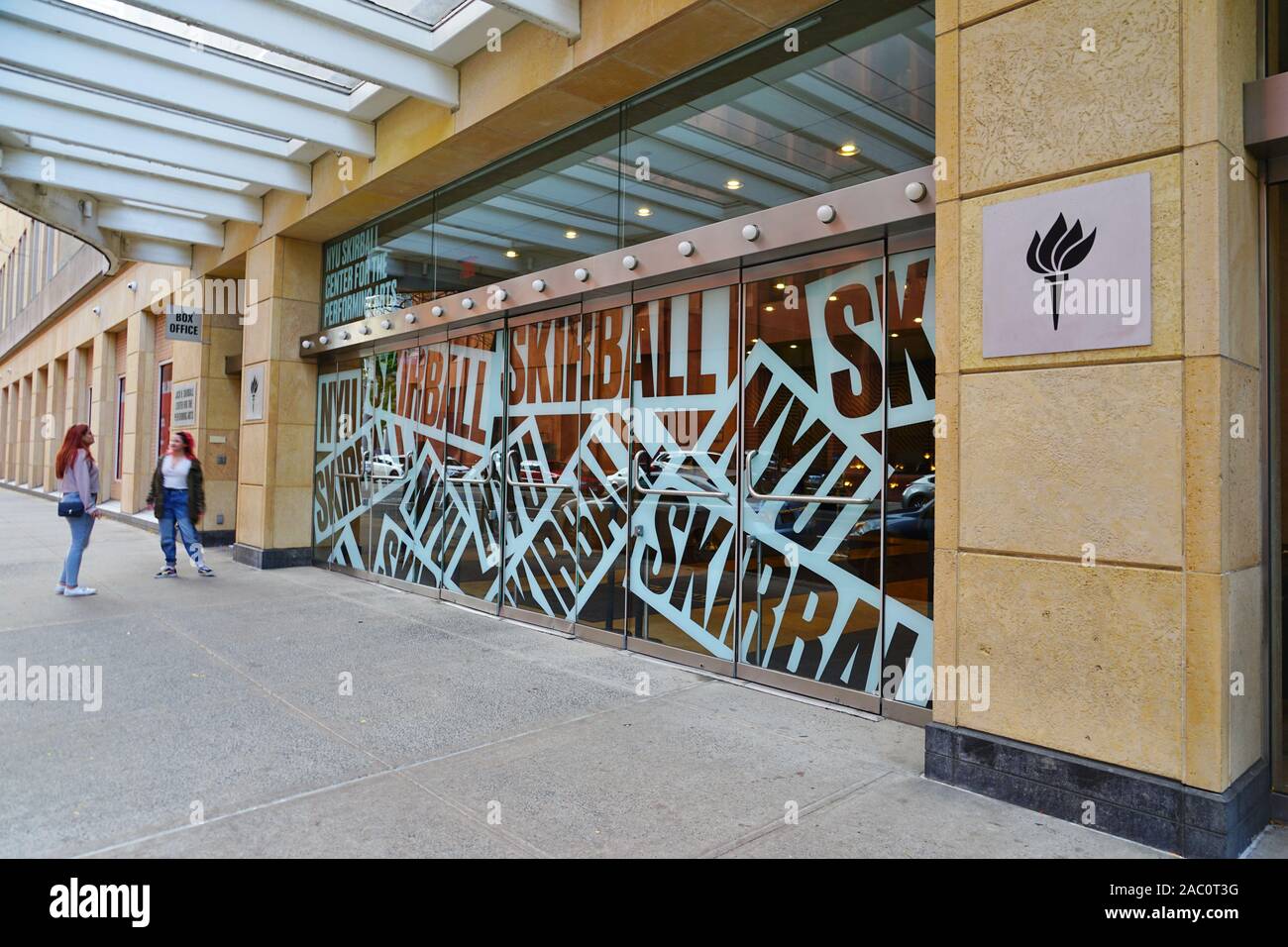NEW YORK CITY, NY -3 NOV 2019- View of the Jack Skirball Center for the ...