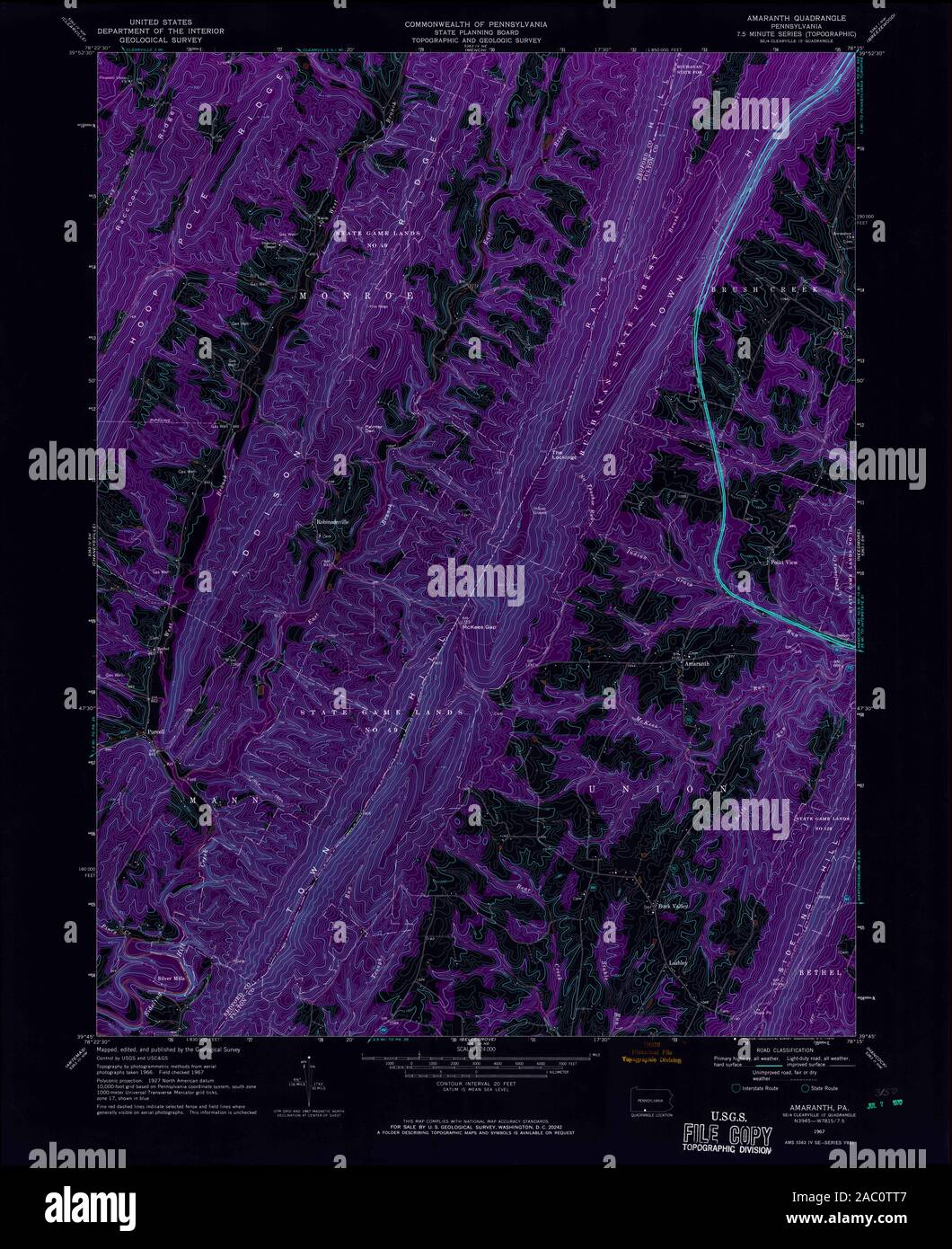 Map of amaranth hi-res stock photography and images - Alamy
