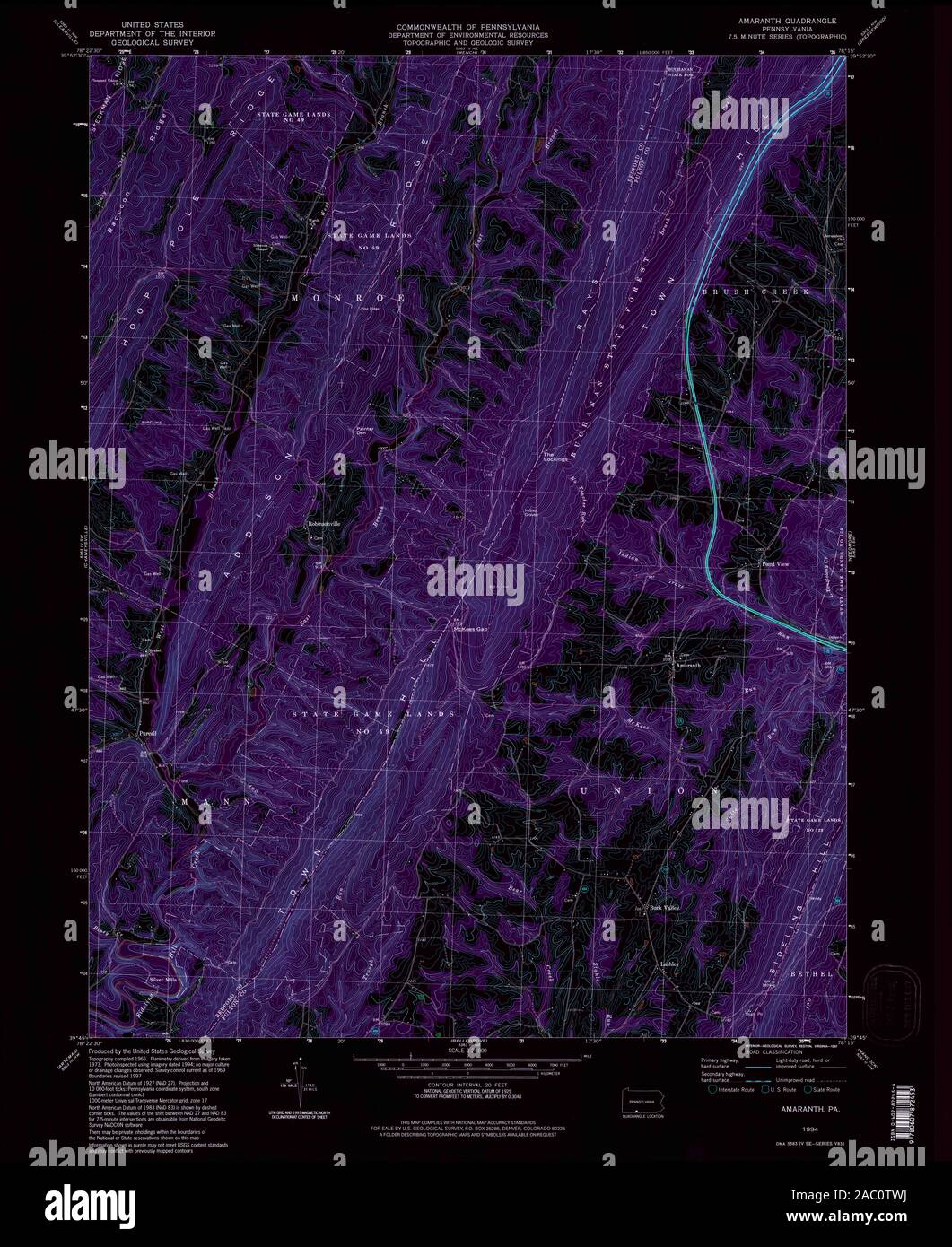 Map of amaranth hi-res stock photography and images - Alamy