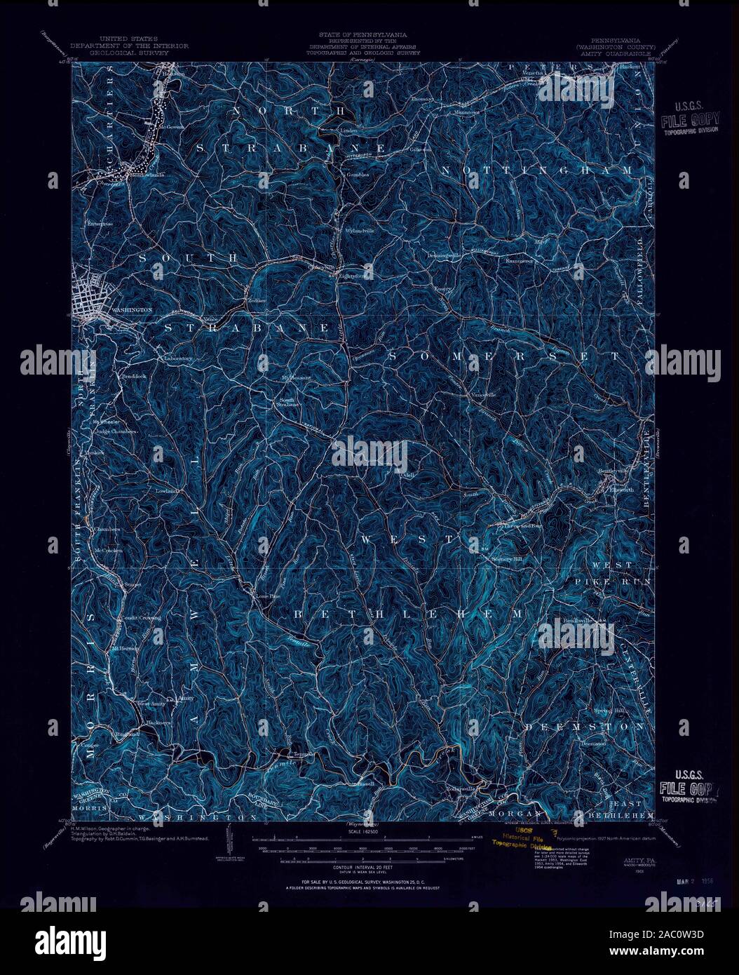 Amity pennsylvania map hi-res stock photography and images - Alamy