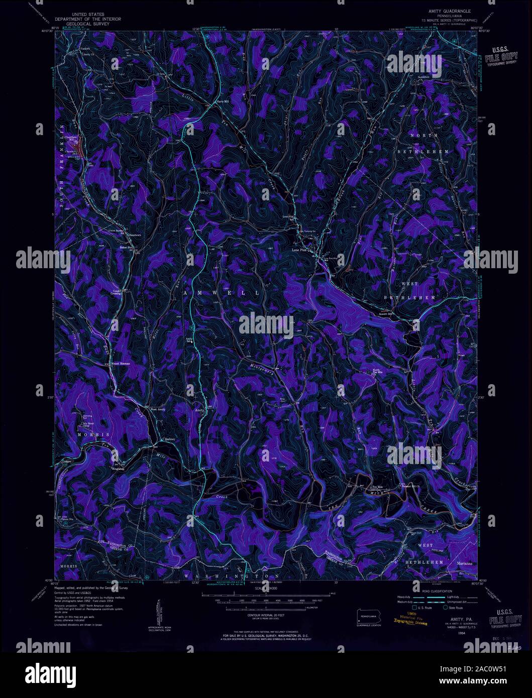 Amity pennsylvania map hi-res stock photography and images - Alamy