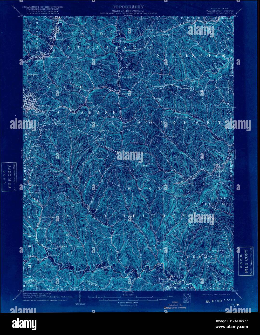 Amity pennsylvania map hi-res stock photography and images - Alamy