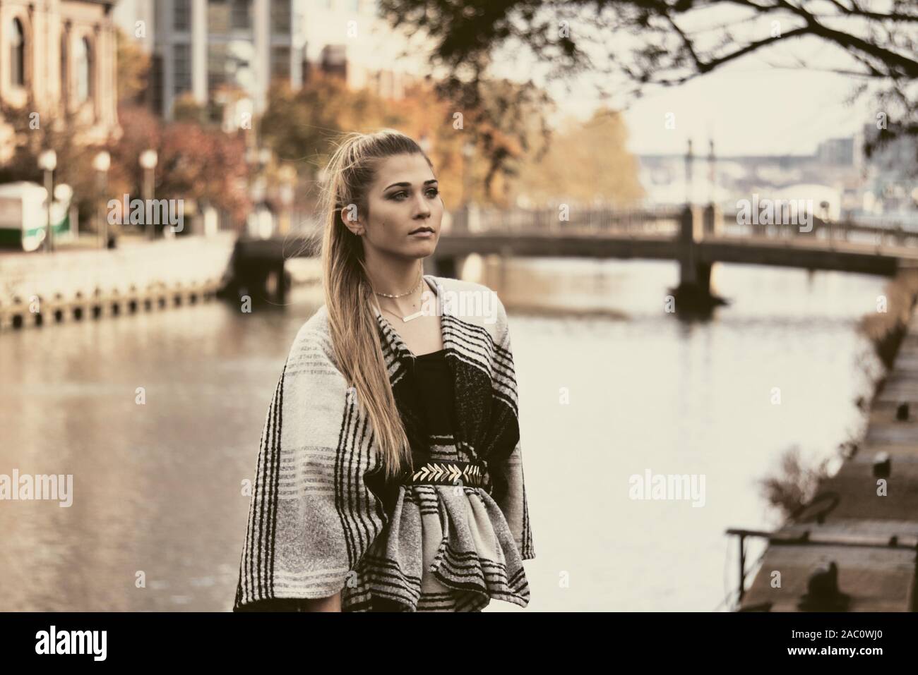 Staring model hi-res stock photography and images - Alamy