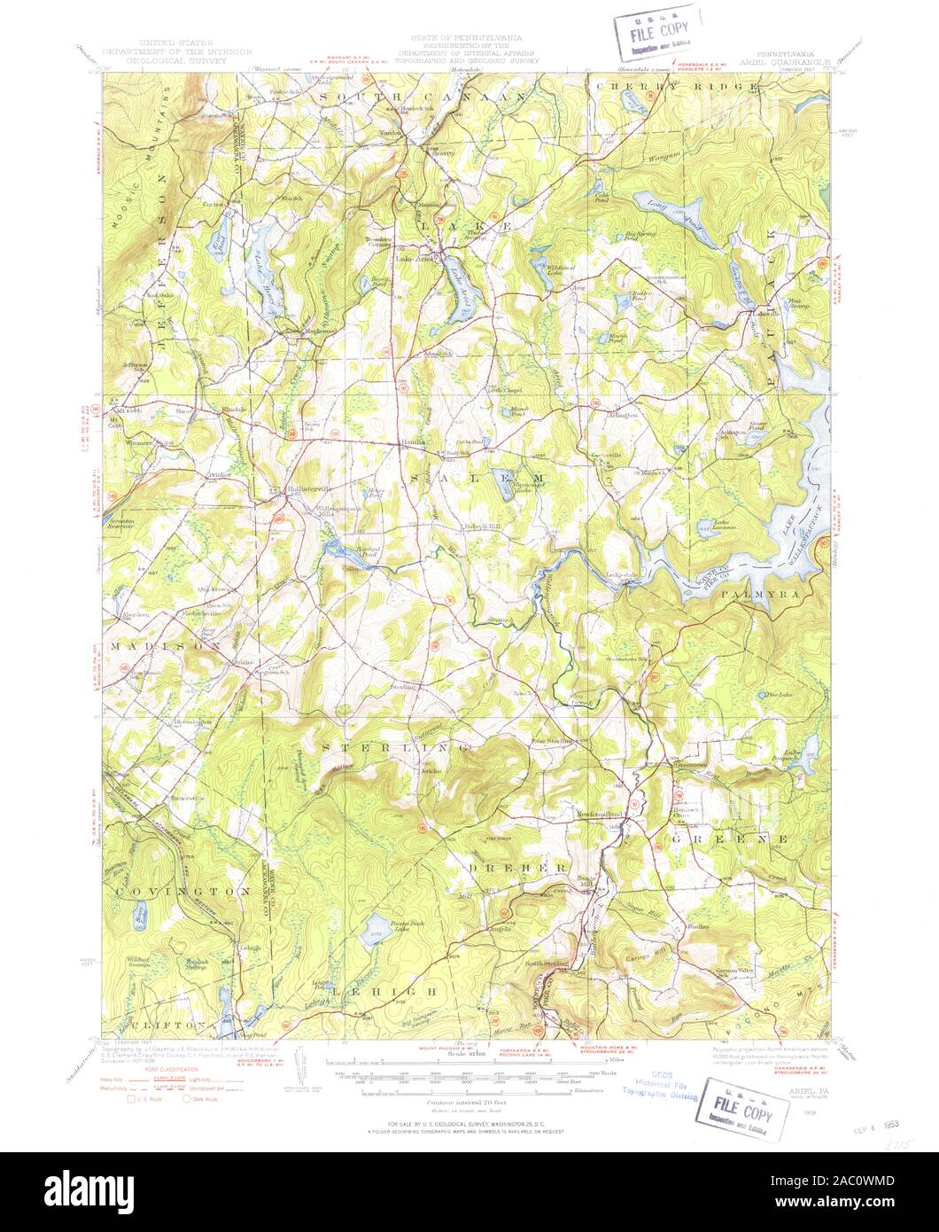 Ariel maps hi-res stock photography and images - Alamy