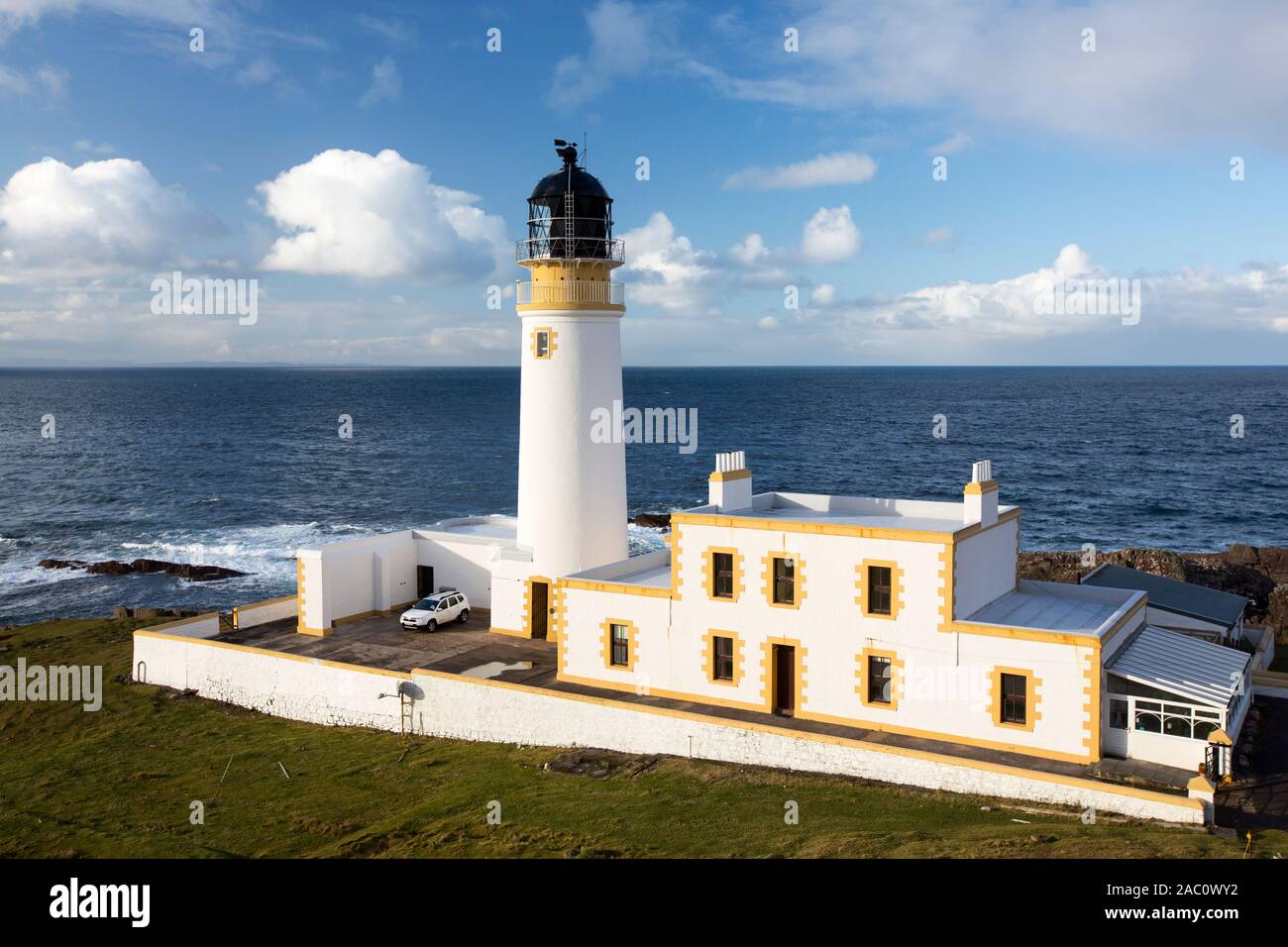 Rubha Reidh lightohuse near Gairloch, Scotland, UK Stock Photo - Alamy