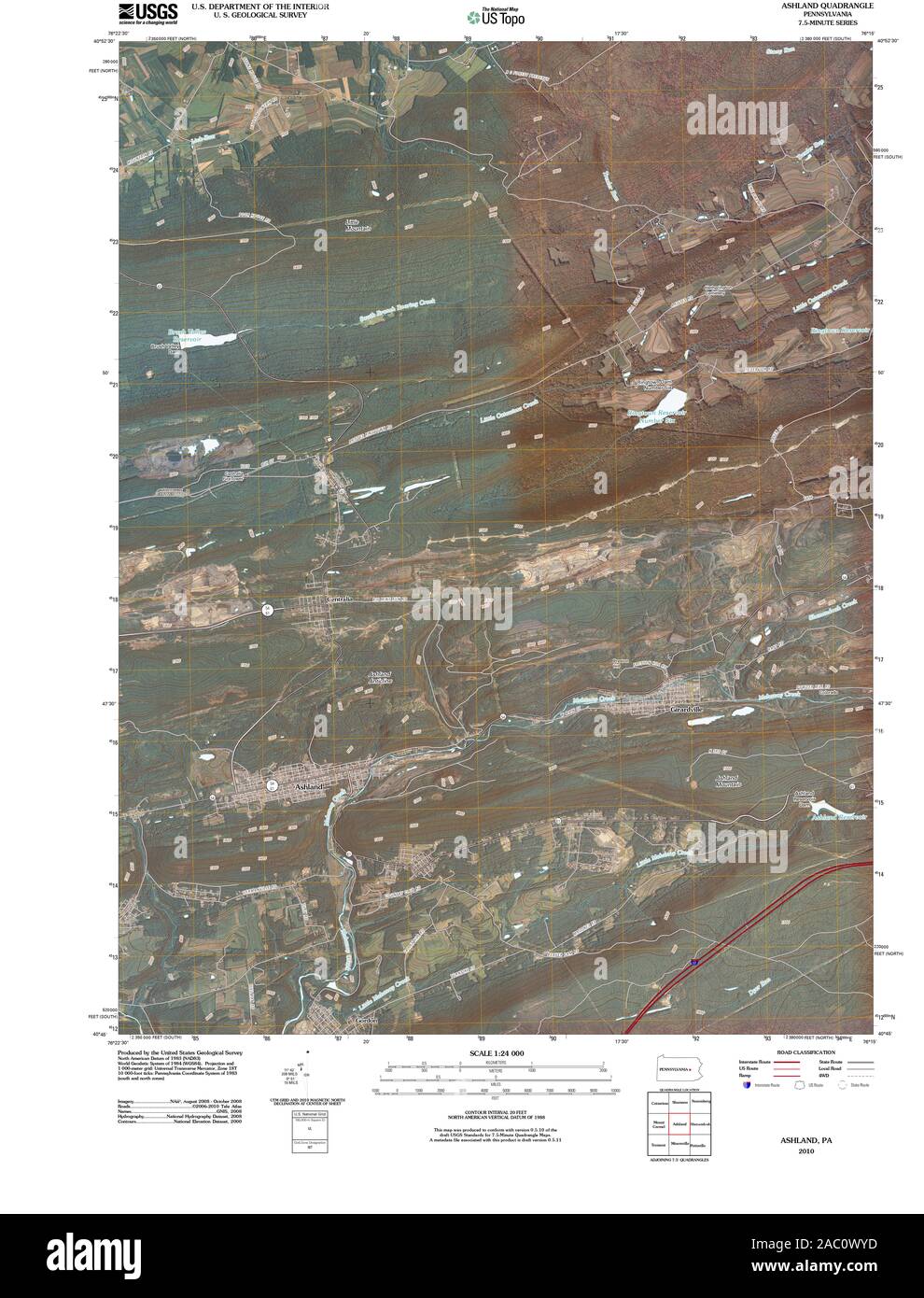 Map of ashland Cut Out Stock Images & Pictures - Alamy