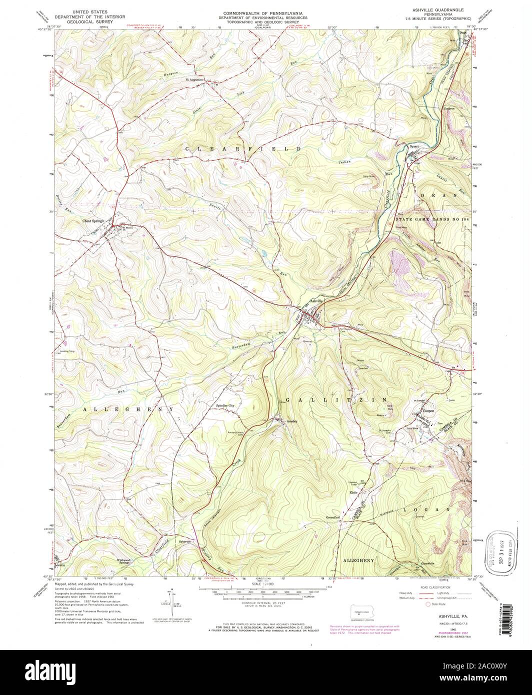 Ashville map hi-res stock photography and images - Alamy