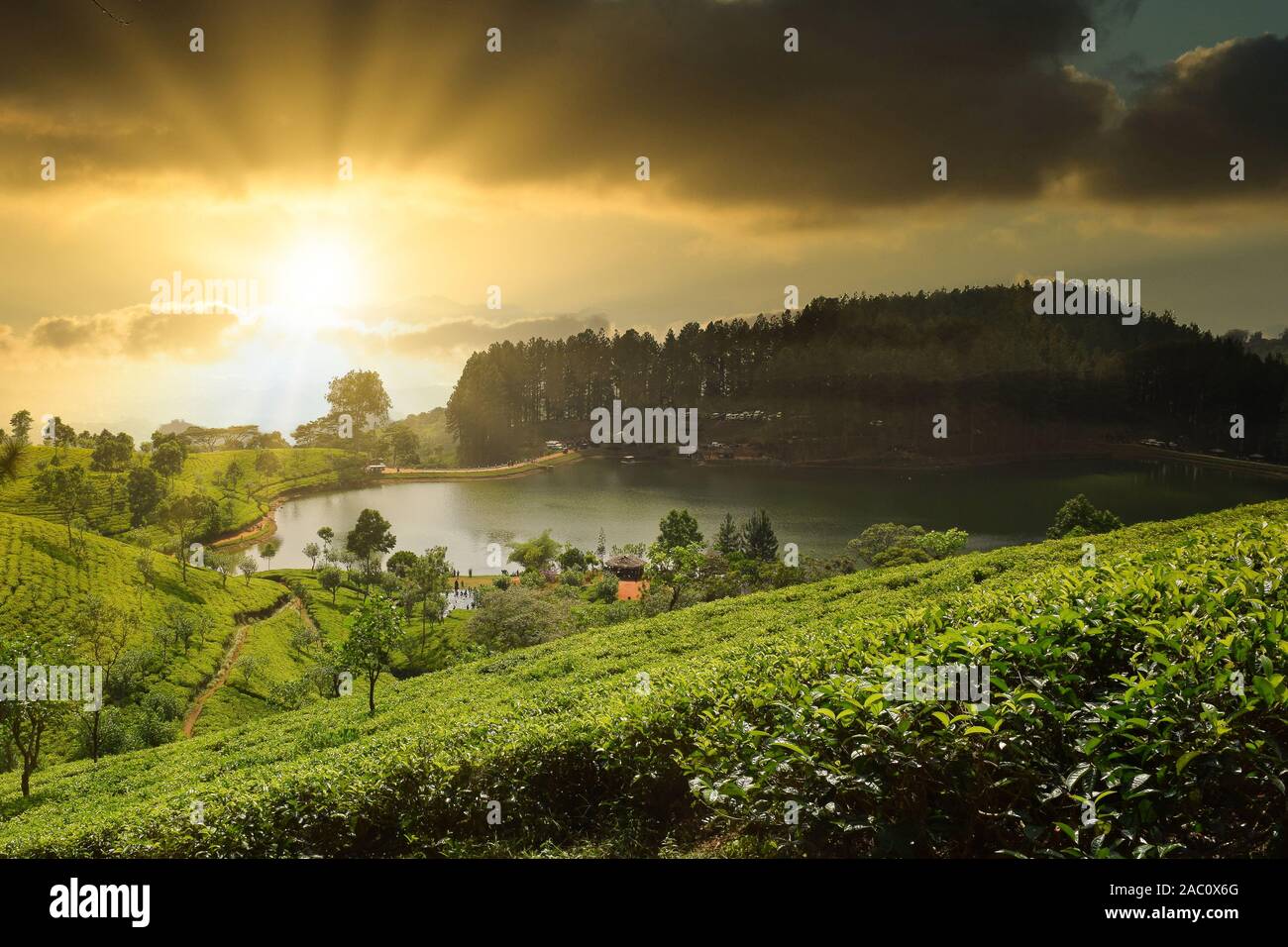 Sembuwatta Lake is a tourist attraction situated at Elkaduwa in the ...