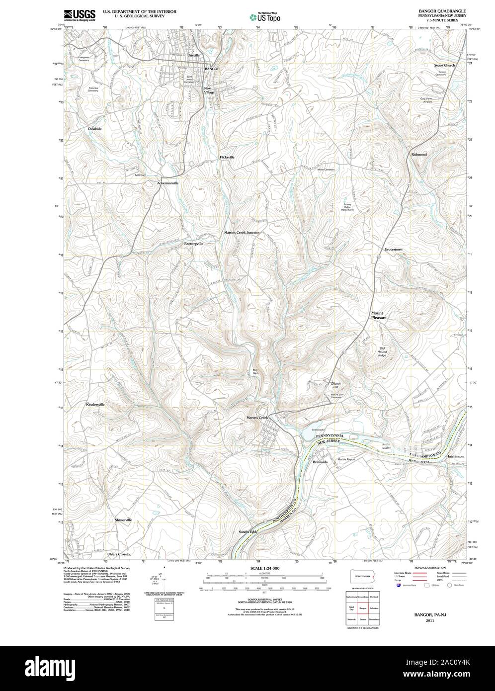 Bangor map Cut Out Stock Images & Pictures - Alamy
