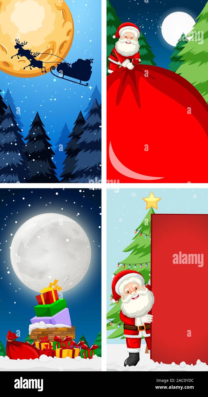Background templates with christmas theme illustration Stock Vector ...