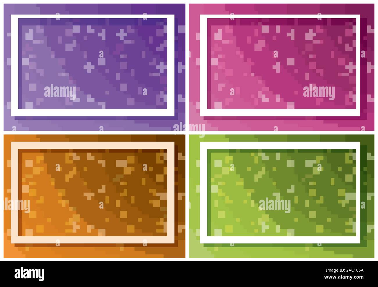 Four background templates in different colors illustration Stock Vector ...