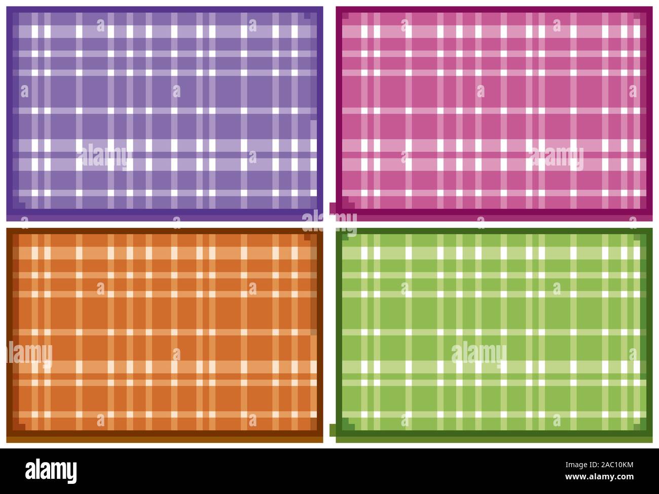 Background template with plated patterns on different colors ...