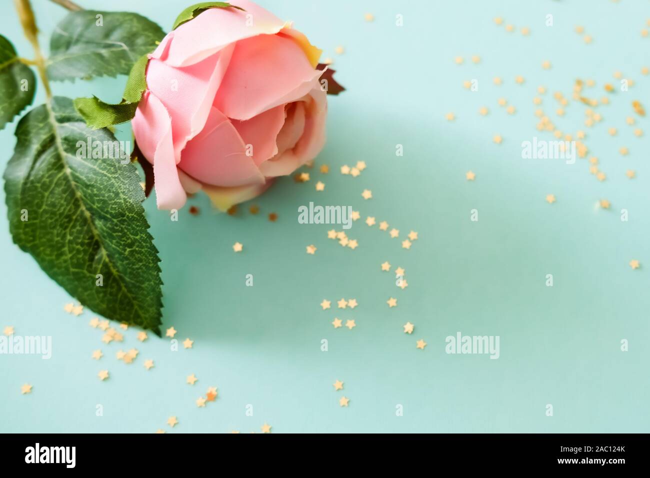 Artificial pink roses background Stock Photo - Alamy