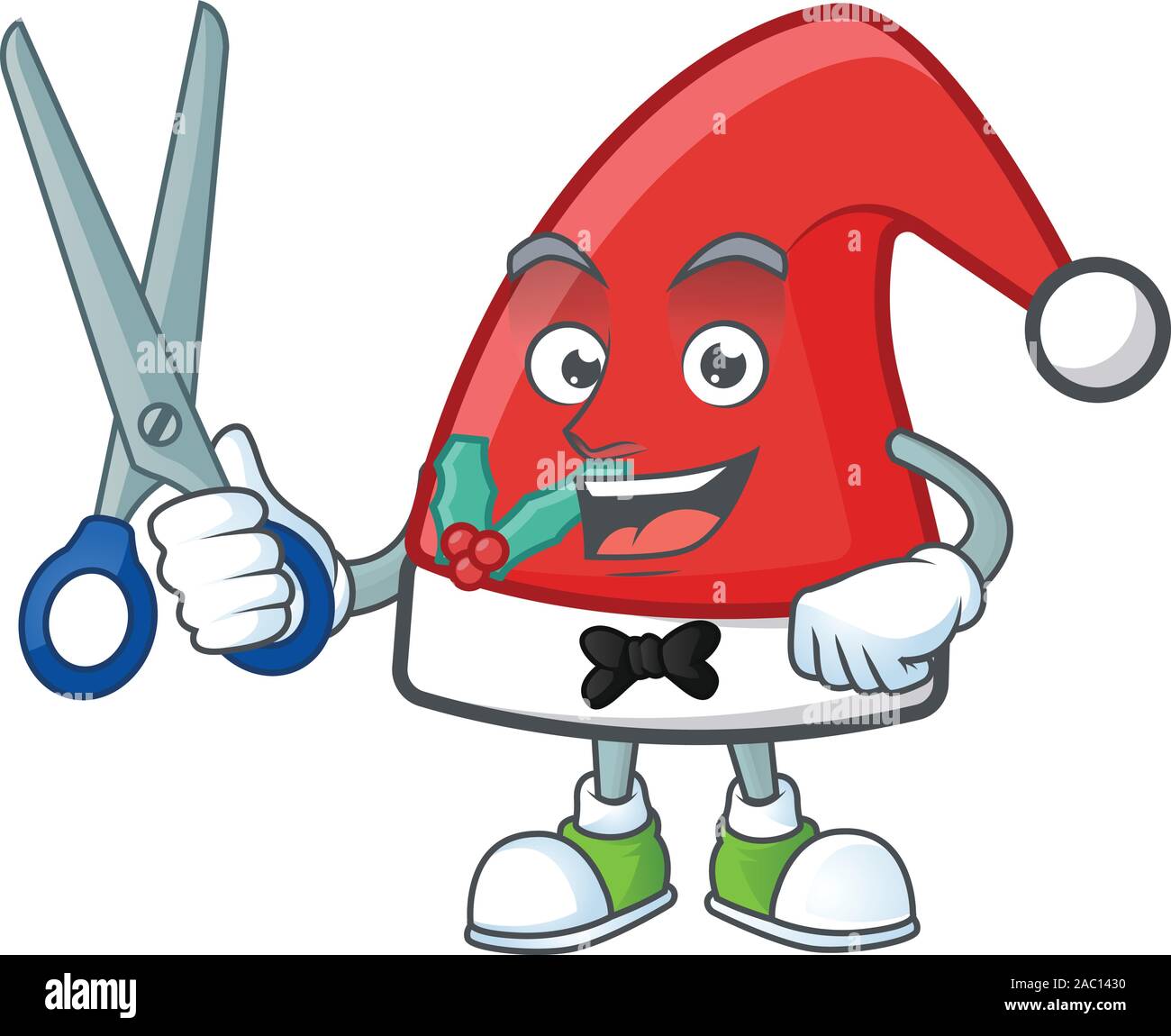 Santa claus headgear Stock Vector Images - Alamy