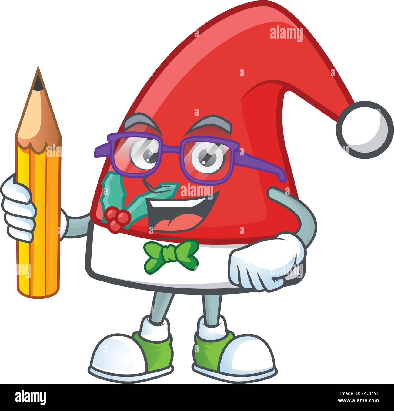 Santa claus headgear Stock Vector Images - Alamy