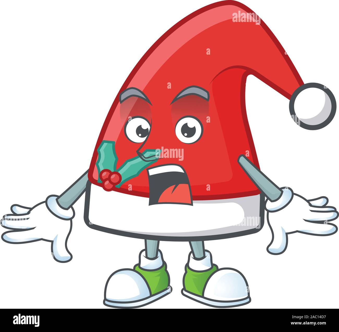 Cartoon shocked santa claus hi-res stock photography and images - Alamy