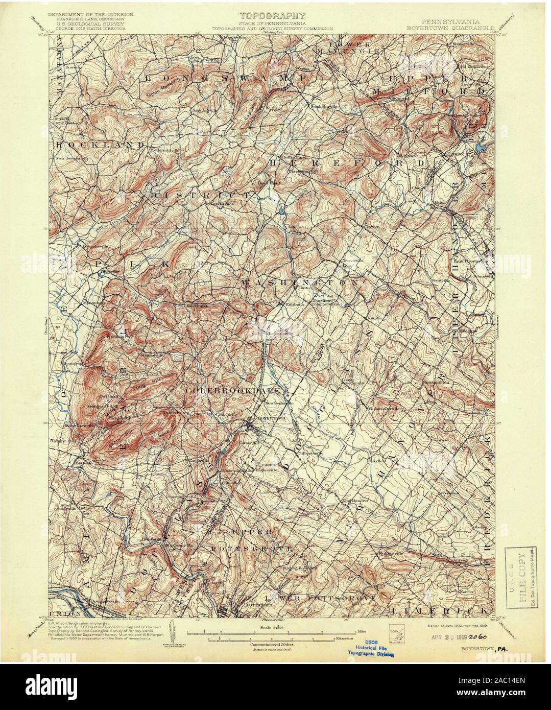 Boyertown map hi-res stock photography and images - Alamy
