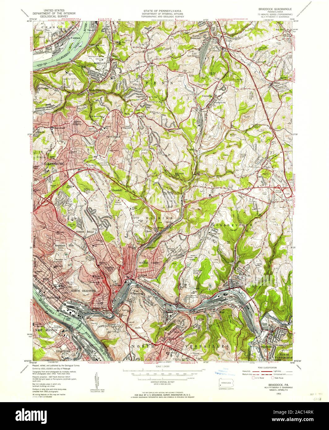 Braddock pa Cut Out Stock Images & Pictures - Alamy