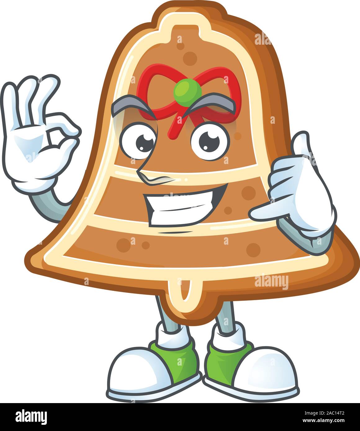 Cute gingerbread cookies cinnamon Stock Vector Images - Alamy