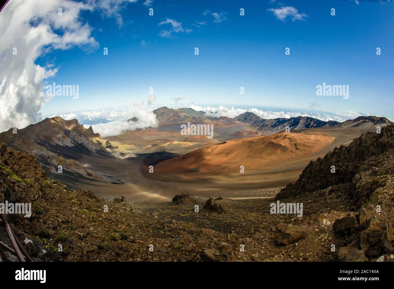 Maui's Haleakala Summit Crater Stock Photo - Alamy