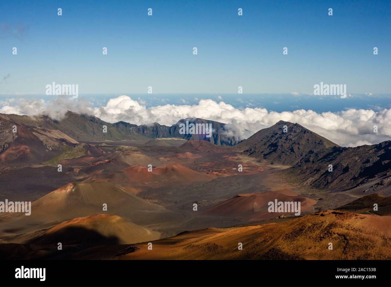Maui's Haleakala Summit Crater Stock Photo - Alamy