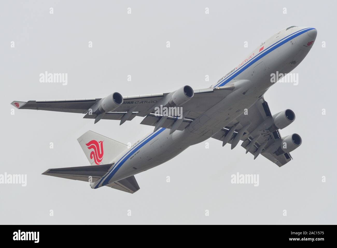 Tokyo, Japan - Apr 17, 2019. B-2476 Air China Cargo Boeing 747-400F ...