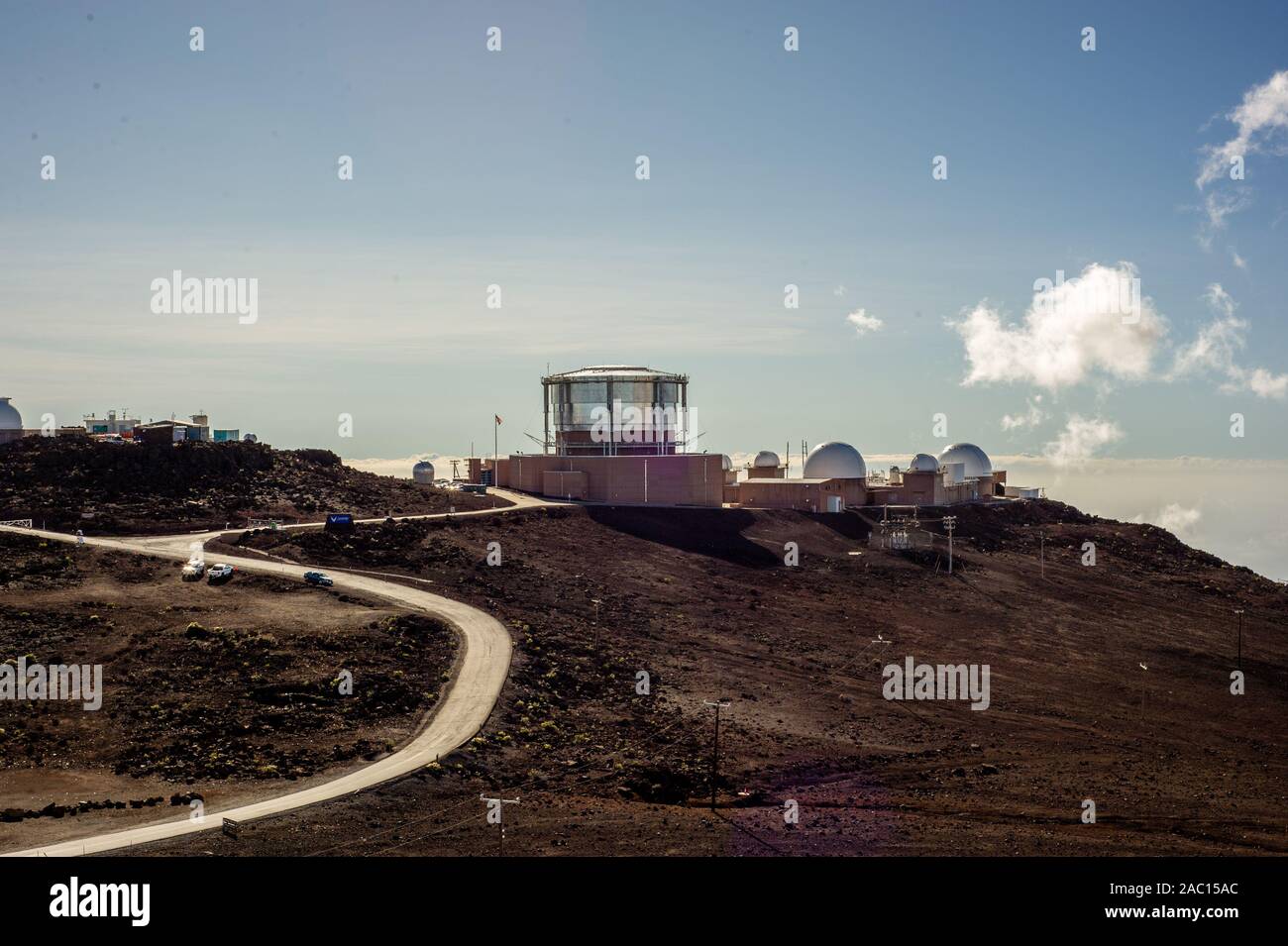 Maui's Haleakala Summit Crater Observatory Stock Photo - Alamy