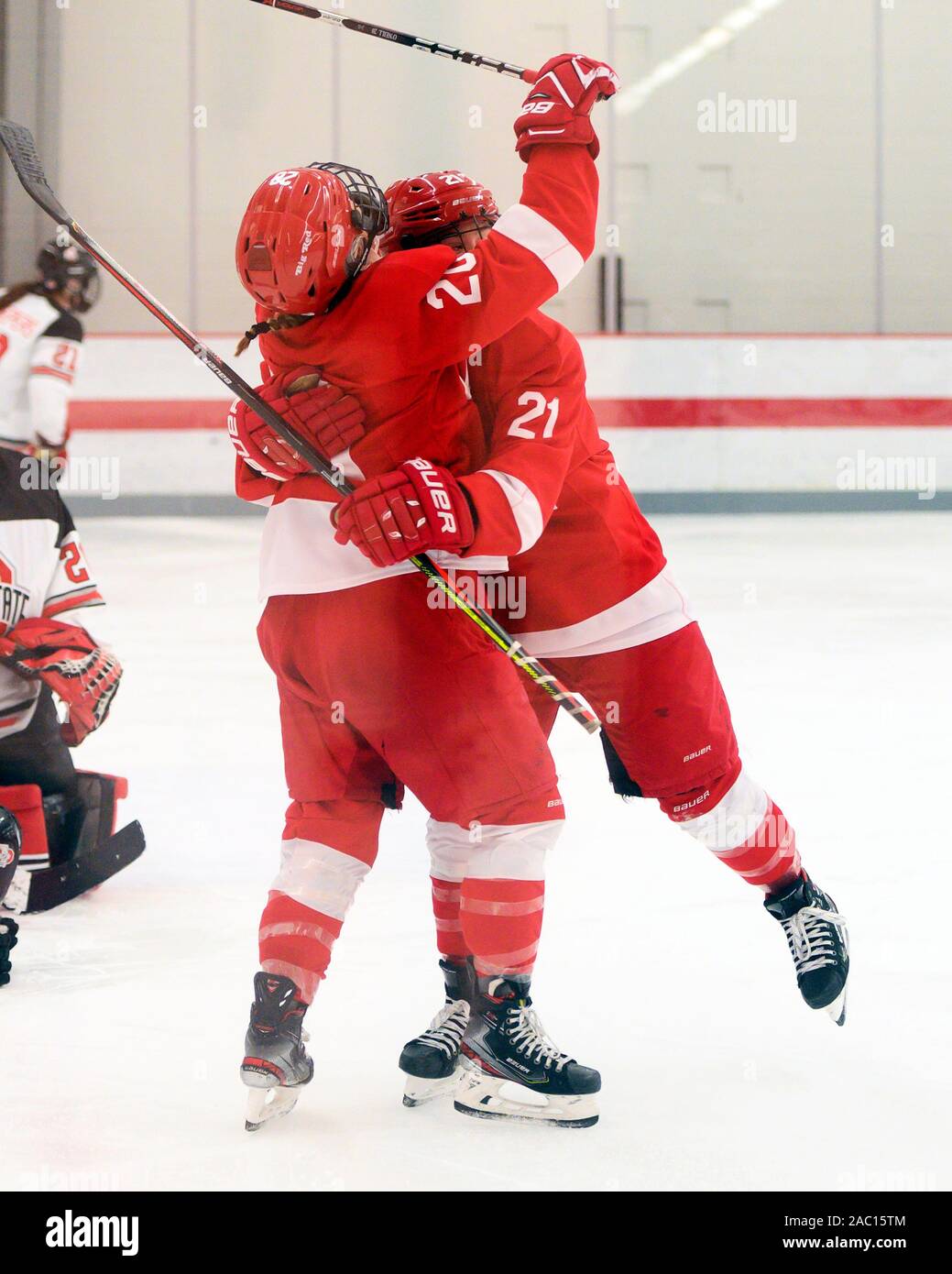 Columbus, Ohio, USA. 29th Nov, 2019. Cornell Big Red forward Kristin O ...