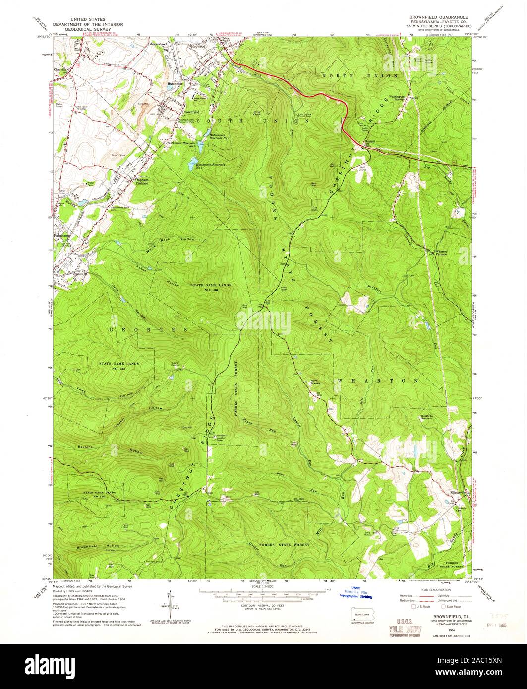 Map of brownfield hi-res stock photography and images - Alamy