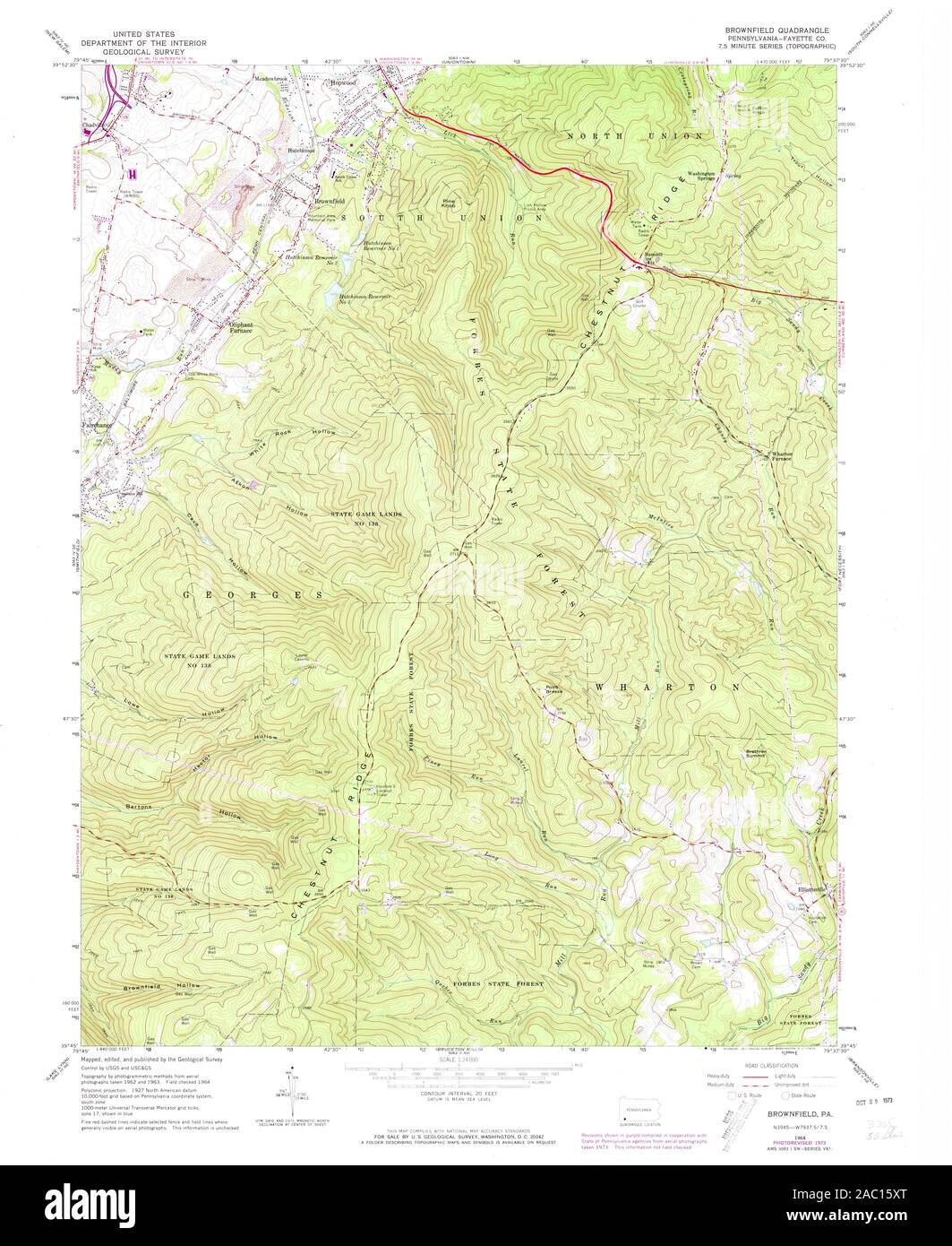 Map of brownfield hi-res stock photography and images - Alamy